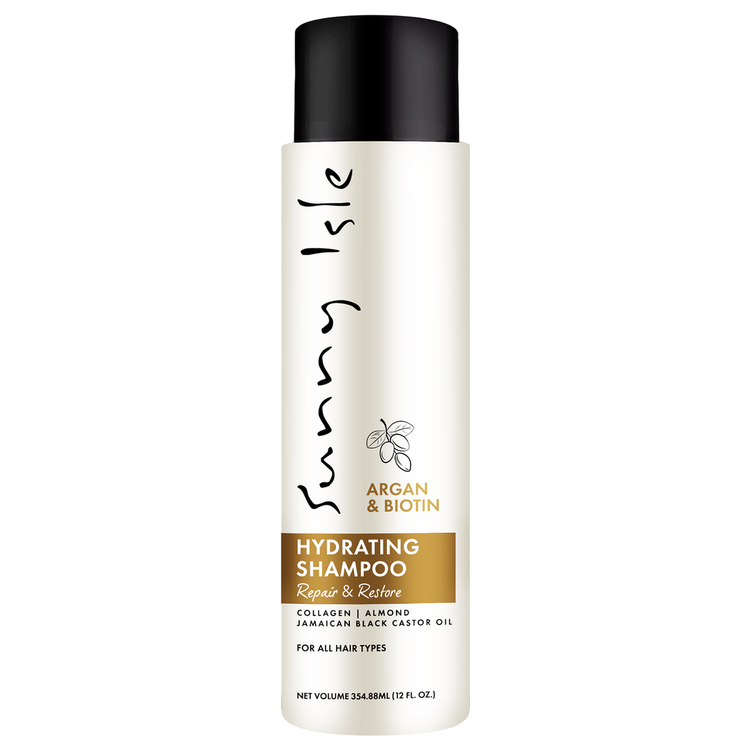 Argan & Biotin Hydrating Shampoo 12oz | Sunny Isle – Sunny Isle ...