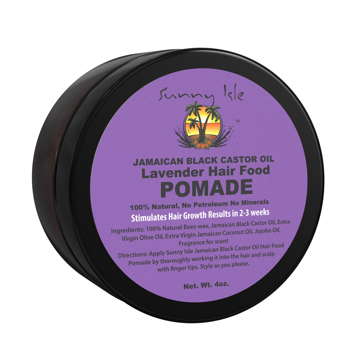 Sunny Isle Lavender Jamaican Black Castor Oil Hair Food Pomade – Sunny ...